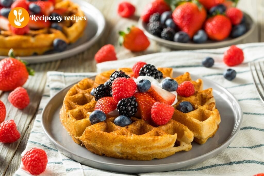 Blue Waffle Recipe – Easy, Fluffy & Colored Breakfast Treat